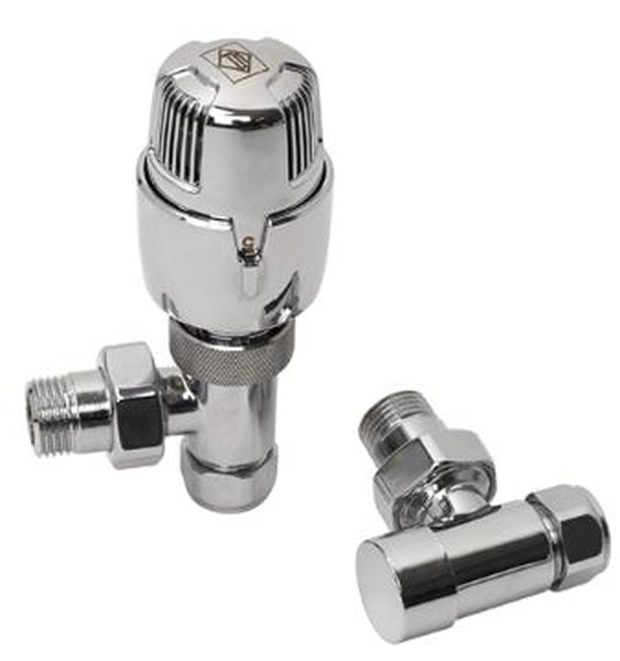 MHS Studio Manual Angled TRV Chrome Set 15mm VLVST-ACTRV