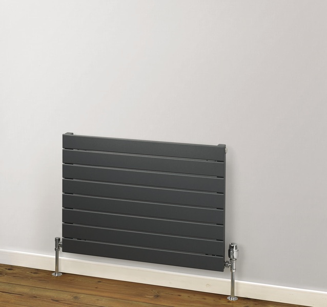 MHS Rads 2 Rails Primrose Single Panel Horizontal White Radiator ...