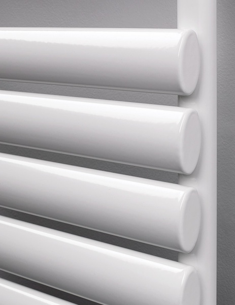 MHS Rads 2 Rails Finsbury Wide 480x1200mm White Towel Rail FIWWH-48-140