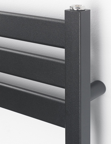 MHS Rads 2 Rails Hyde 1000x500mm Anthracite Towel Rail HYRB-100-50