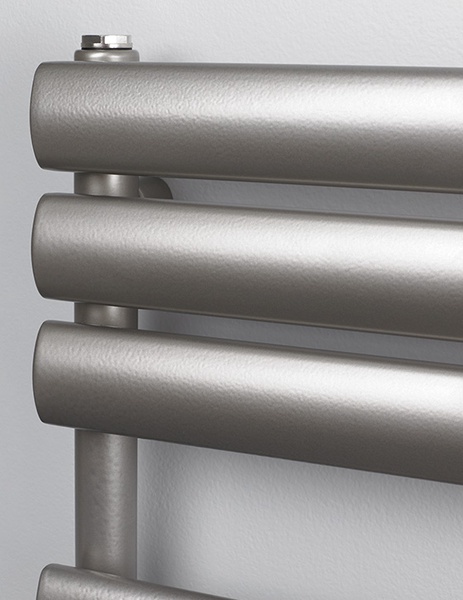 MHS Rads 2 Rails Finsbury Wide 480x1200mm Platinum Towel Rail FIWPL-48-120